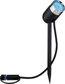 P 94283 Plug & Shine ZigBee RGBW spot Pike 4W 24V 40° IP65 antracit - PAULMANN