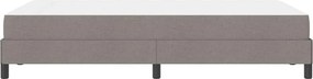 Postel s boxspringem Taupe 120 x 190 cm textil 3398476