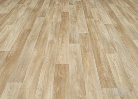Breno PVC ECOTEX Nimes 536 - světlé dřevo, šíře 300 cm