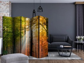 Paraván Forest Colours Dekorhome 225x172 cm (5-dílný)