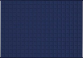 Zátěžová deka modrá 135 x 200 cm 10 kg textil 3154798