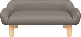 Pelíšek pro psy taupe 70 x 40 x 24 cm textil 171949