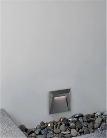NV 8403624 Venkovní nástěnné svítidlo LUTON tmavě šedý ABS LED 1.2W 3000K IP65 100-220V vč. driveru - NOVA LUCE