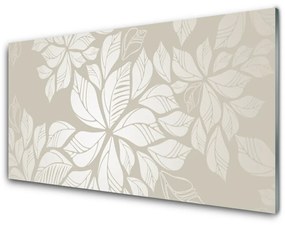Obraz na skle Květiny Rostlina Umění 140x70 cm