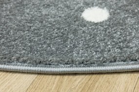 Dětský koberec Lima 1312B šedý / růžový