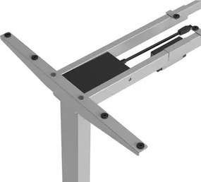 Powerton Rám stolu šedá / Elektricky nastavitelná výška / 72 až 120 cm