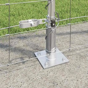 Svařovaná drátěná plotina s betonovou základnou 50 x 1,4 m 3351542