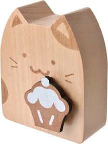 Dřevěná natahovací hrací skříňka kočička Kitty - 7*4*8 cm