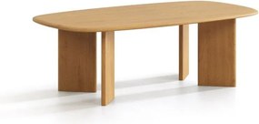 Konferenční stolek z dubového dřeva v přírodní barvě 60x120 cm Charlotte – Micadoni