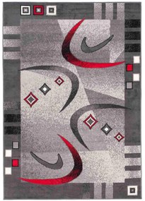 *Kusový koberec PP Bumerang šedý 220x300cm