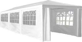 Zahradní párty stan, bílá, 3x9 m, TEKNO NEW TYP 3 + 8 bočních stran