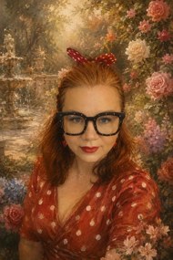 Foto obraz z vlastní fotky na plátno – Romantická klasická olejomalba