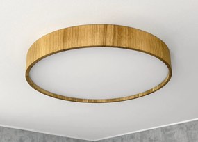 Světlo z dubu 50W, výroba v ČR, stropní svítidlo TURNN 50W, vyrobené ručně z dubového dřeva Neutrální bílá 4000 K