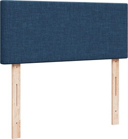 Box spring postel s matrací modrá 120x200 cm textil 3288154