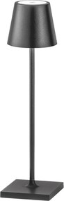 FAN LED-DRINK-S-NER Nabíjecí venkovní svítidlo DRINK‑S černá, LED 1,5 W, 165 lm, integrovaná baterie 1900 mAh - FANEUROPE