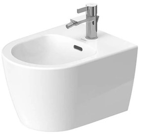 Duravit Soleil by Starck - Závěsný bidet, otvor pro baterii, WonderGliss, bílá 22981500001