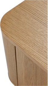 TV stolek v dekoru dubu v přírodní barvě 180x50,5x40 cm Padoc – MOME