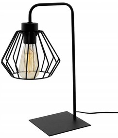 Stolní lampa Nuvola, 1x černé drátěné stínítko