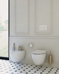 Deante Temisto, nástěnný WC kartáč, mosazná, DEA-ADT_M721
