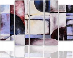 Foto 5dílný obraz na plátně Abstrakce 100x70