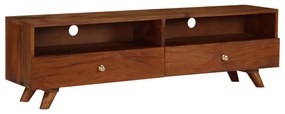 TV stolek 140 x 30 x 40 cm masivní recyklované dřevo 246675