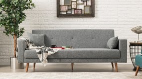 Hanah Home Rozkládací pohovka DUBLIN šedá 825BLC1169