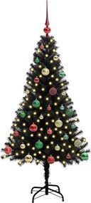 Vánoční stromeček Černá 150 cm PVC 3396473