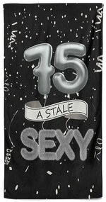 Osuška Stále sexy – černá (věk: 75)