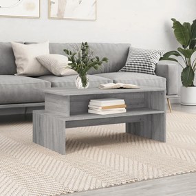 vidaXL Konferenční stolek 90 x 55 x 42,5 cm kompozitní dřevo [834278] Barva: Bílá