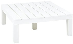Zahradní stůl bílý 78 x 78 x 31 cm plast