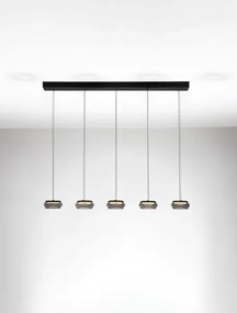 Designový lustr Jailyn 5 line