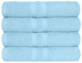 SCANquilt bavlněný ručník KLASIK světle modrá osuška 100 x 150 cm