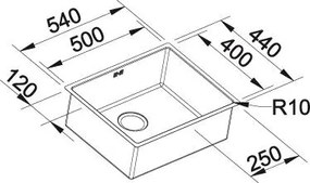 Blanco CLARON 500-IF InFino Nerez durinox bez táhla