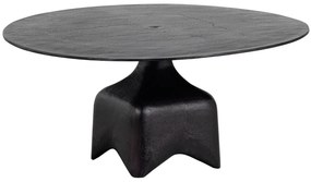 OnaDnes -20% Hoorns Černý kovový konferenční stolek Fuse 75 cm