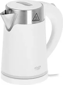Adler AD 1372w bílá / Rychlovarná konvice / 800W / 0.6 L