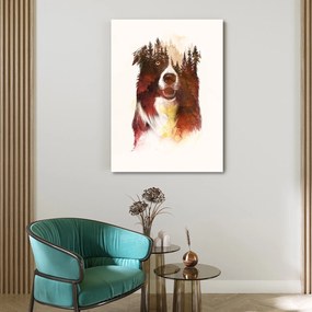 Gario Obraz na plátně Pes v noci - Robert Farkas Rozměry: 40 x 60 cm