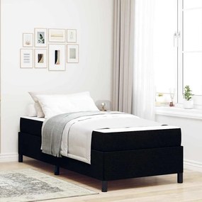 Postel s boxspringem Černá 90 x 200 cm textil 3398831