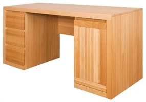 ImportWorld Psací stůl Demos masiv dub v80 x š160 x h60 cm (Barva dřeva: Brendy)