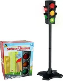 MaDe 94312 - Semafor na baterie s realistickými funkcemi 72cm