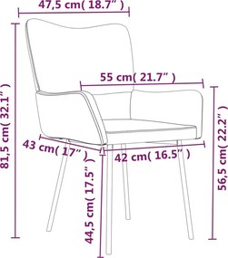 vidaXL Jídelní židle 2 ks samet [344802] Barva: Modrá