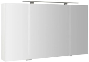 Sapho RIWA 121 x 70 x 17 cm RIW120-0030 galerka s LED osvětlením bílá lesk