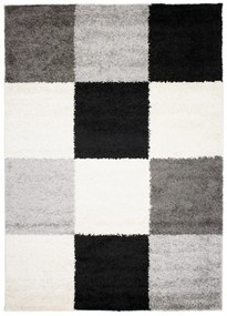 Kusový koberec shaggy Popyna šedý 160x220cm