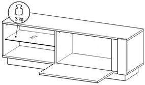 TV stolek Airoo 138, dub artisan