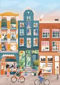 PIECES  PEACE Puzzle Nine Streets, Amsterdam / 500 dílků / 34,2 x 47,8