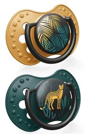 LOVI Silikonový dynamický dudlík JUNGLE VIBES 3-6m 2ks kluk