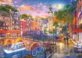 Ravensburger Puzzle Amsterdam / 1000 dílků / 70 × 50 cm