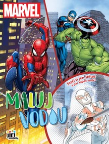 JIRI MODELS Maluj vodou A4 Marvel omalovánky 4