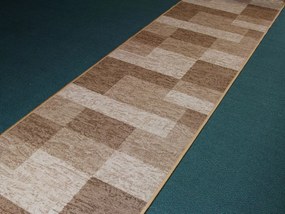 Associated Weavers, Protiskluzový běhoun na míru Icona 33, šíře 80 cm, béžová, chodba / předsíň