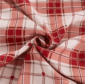 Prostěradlo z mikrovlákna TARTAN HEART barevné 90x200 cm
