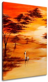 Gario Ručně malovaný obraz Nádherná Afrika Rozměry: 100 x 70 cm